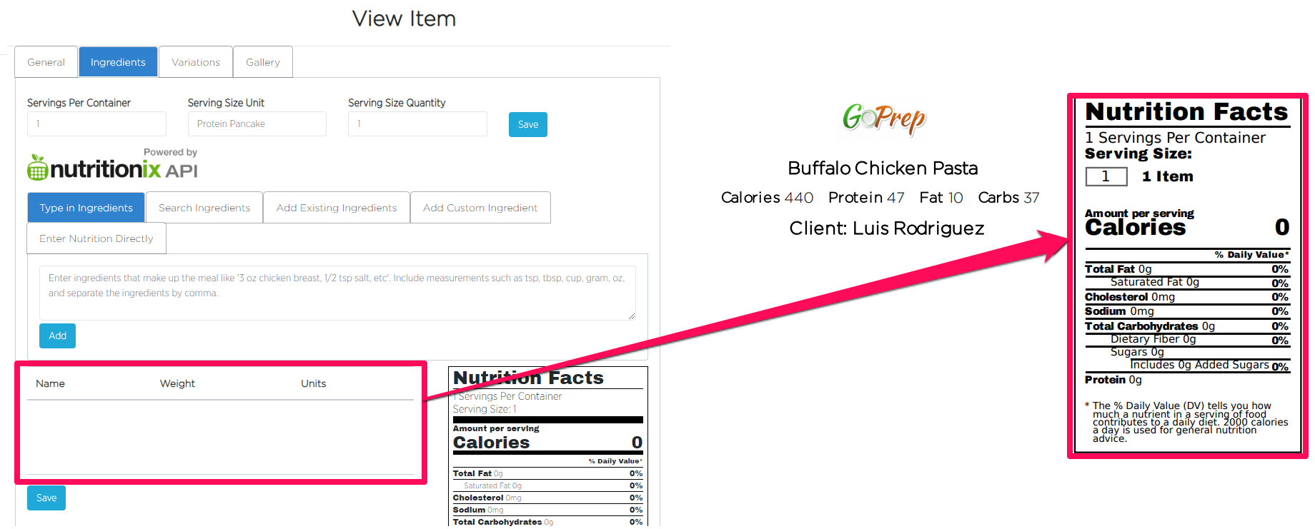 Why Are My Macros Not Coming Out On The Nutrition Facts Labels GoPrep Help Desk why-are-my-macros-not-coming-out-on-the-nutrition-facts-labels-goprep-help-desk